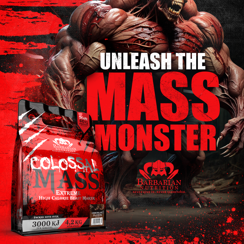 Barbarian Colossal Mass - High-Calorie Mass Gainer for Size – Barbarian ...