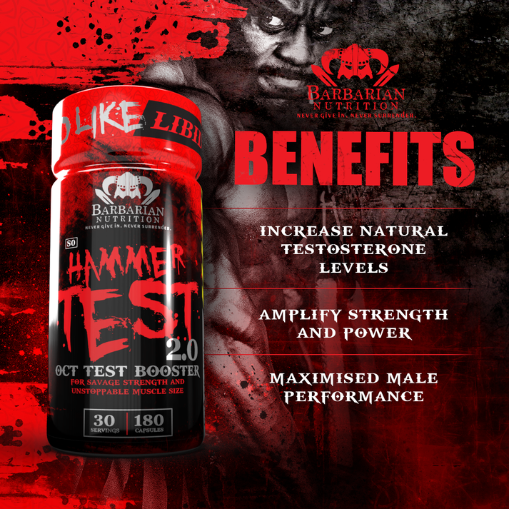 Barbarian Hammer Test - Testosterone Booster for Strength & Power ...